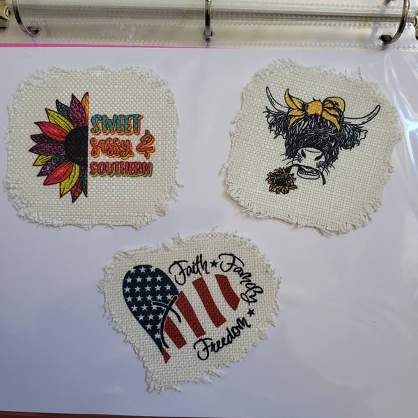 Raggy Hat Patch, Raggedy Patch for Hats, 100% Polyester Patch ...