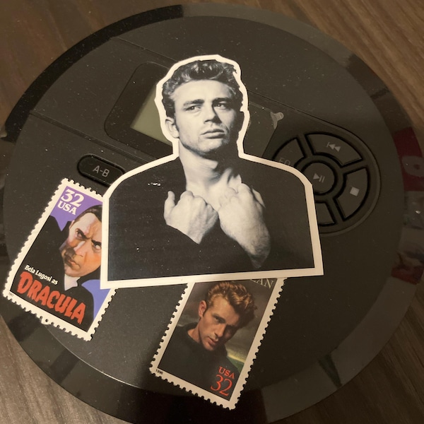 James Dean Vintage Style Sticker - Etsy