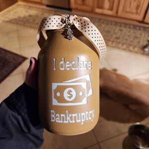 Tattoo Fund Painted Mason Jar, Tattoo Fund, Tattoo Fund Bank, Bank ...