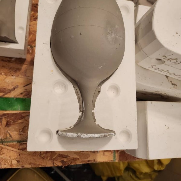 Wine Glass Goblet Plaster Mold Ceramic Slip Casting - Etsy