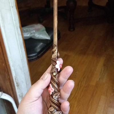 Rose Quartz Crystal Wand fairy Wand-wizard Witch Wand-nature Wand - Etsy