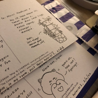 Map of Liverpool Card - Etsy