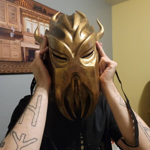 Miraak Mask Inspired by Skyrim - Etsy