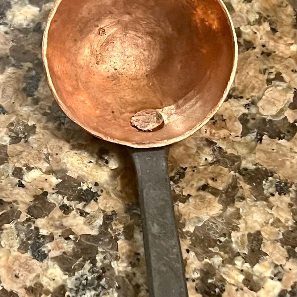 Set of 3 Copper Measuring Spoons - Hand Forged - Etsy