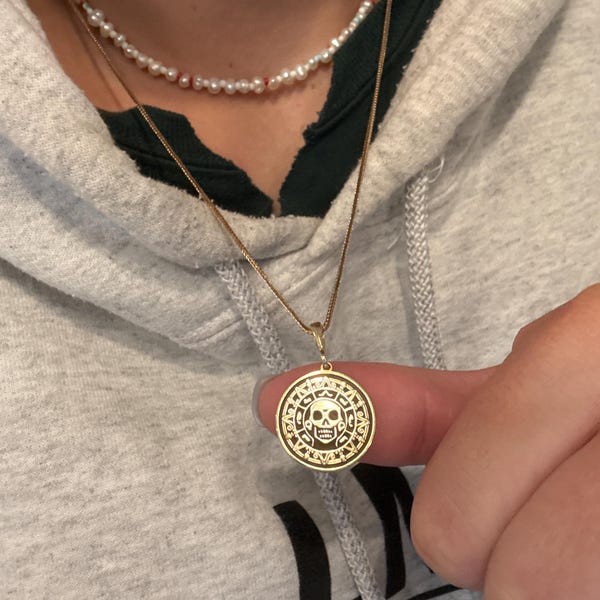 14K Solid Gold Bitcoin Necklace, Blockchain Necklace, Bitcoin Pendant ...