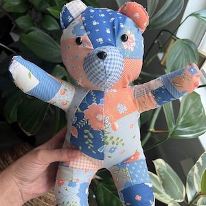 Memory Bear Pattern, Keepsake Bear Sewing Pattern, Teddy Bear, Stuffed Bear Pattern - Etsy