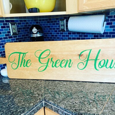 Custom Single-line Text STENCIL or DECAL / Custom Stencil / One-time ...