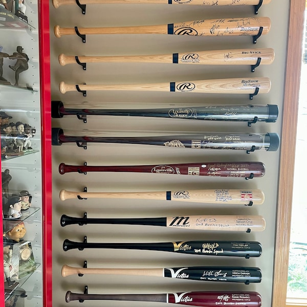 Baseball Bat Tube Wall Display Mount (TUBE NOT INCLUDED) - Etsy