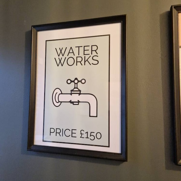 Waterworks Bathroom Print, Bathroom Decor, Bathroom Accessories ...