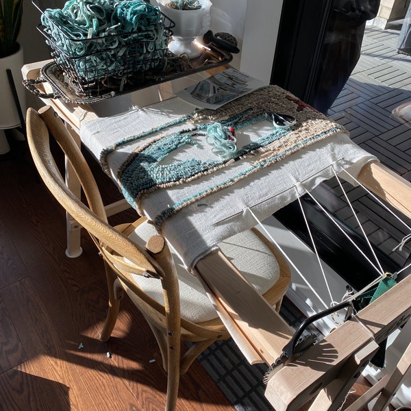 Solid Hardwood Cheticamp Rug Hooking Frame - Etsy