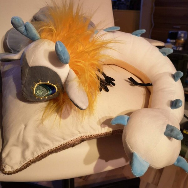 The Legend of Zelda Light Dragon Plush Neck Pillow, Tears of the ...