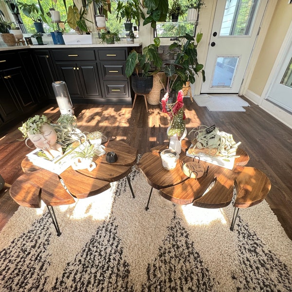 Monstera Leaf Table, Plant Table, Side Table , Coffee Table , Plant ...