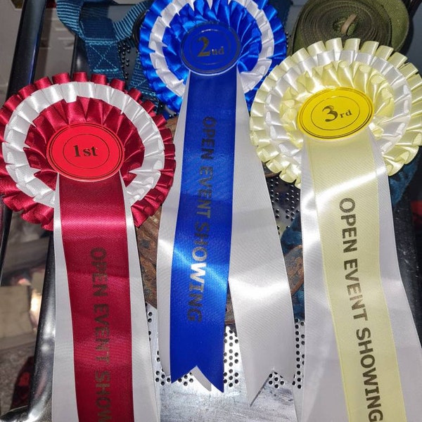 Individual Rosettes - Etsy UK