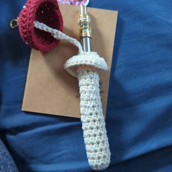 Mushroom Vape Pen Holder, Crochet Mushroom Vape Pouch, Vape Purse, Vape ...