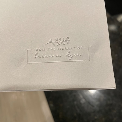 Custom Book Stamp Personalized Book Stack Stamp Gifts for - Etsy