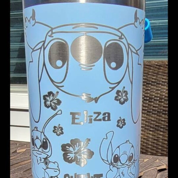 Engraved Stitch Cup 40 Oz With Handle - Etsy