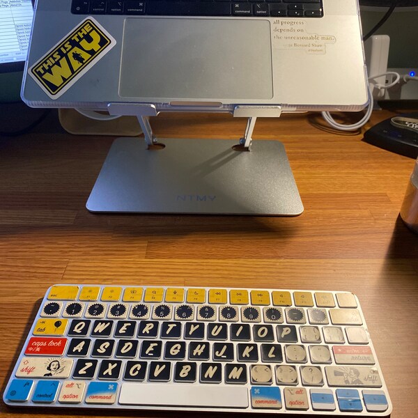 Old Poster Keyboard Stickers Laptop Keyboard Cover Vinyl MacBook ...