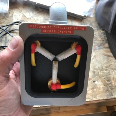 Mini Flux Capacitor 3D Printed Replica - Etsy