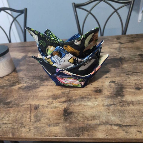 Fox in the Forest THREAD CATCHER Scrap Catcher Sewing Bag With ...