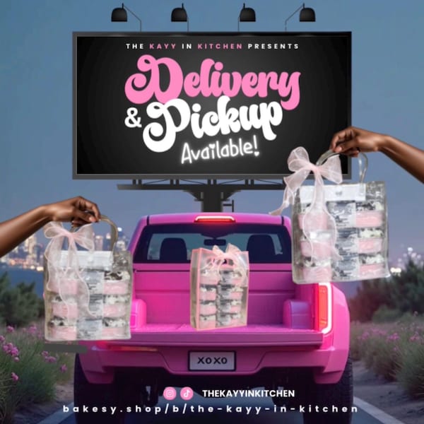 DIY Delivery & Pickup Flyer, Delivery Service Flyer, Pickup Service ...