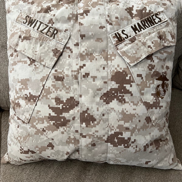 Memory Pillow, Insert and Embroidery Message, Keepsake Pillow, Memorial ...
