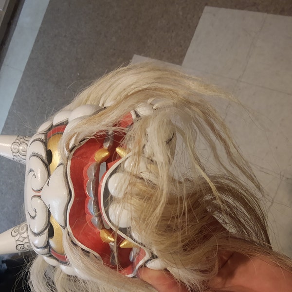 Great Devil God Japanese Noh Mask | Daikijin | Hand Carved Hand Painted ...