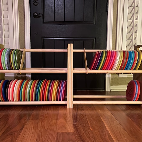 Disc Golf Rack Storage Holder Stackable - Dual - Etsy