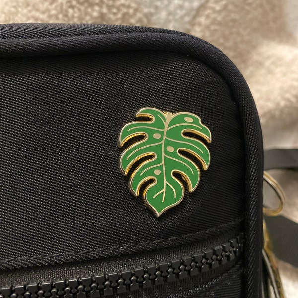 Enamel Pin, Totally Tropical Leaf Badge, a Great Gift for Any Plant ...