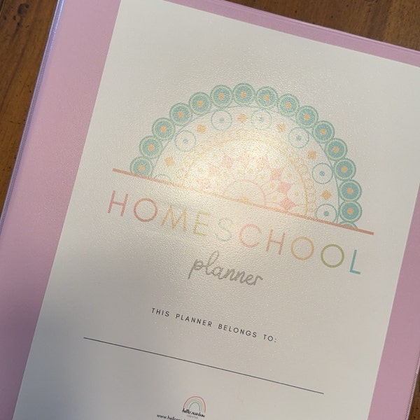 Homeschool Planner Printable, Homeschool Planner 2023 2024 2025 ...