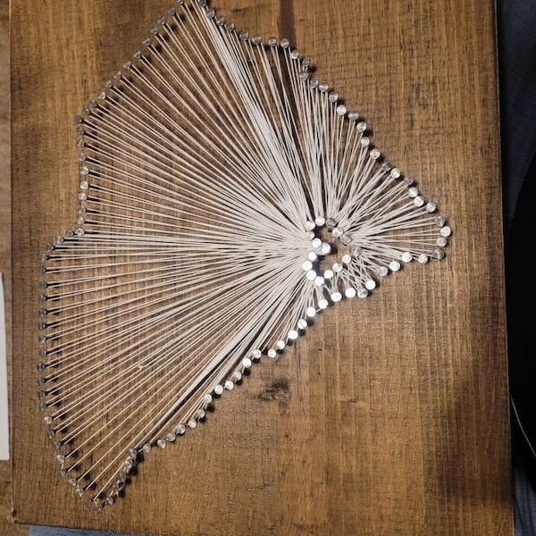 DIY North Carolina String Art Kit, Rustic Wood State Sign - Etsy