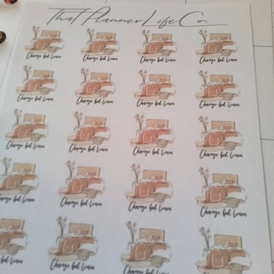 Rest Day Functional/icon Stickers, Planner Stickers, Erin Condren - Etsy