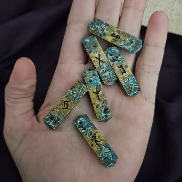 Rune Casters: Brass Runes for Role Playing Games, Scrying, and Magic - Etsy