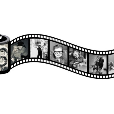 PRINTABLE Film Strip Gift Collage Template Collage for Film Strip Team ...