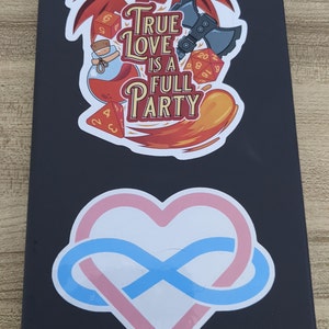 Normalize Polyamory Retro Vinyl Sticker | Etsy