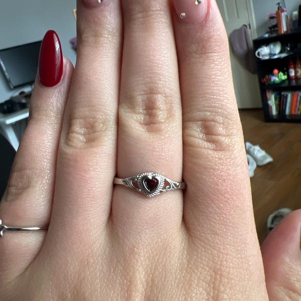 Thin Minimalist High Polished Simple Plain Silver Ring Band / Stackable Engagement Promise ...