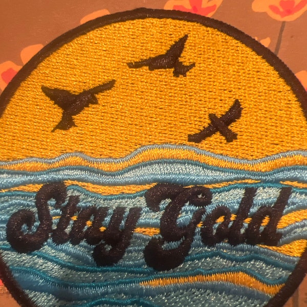 Stay Gold- Iron on Patch - Etsy