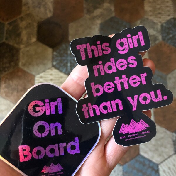 Snowboard Sticker at Least I'm Not a Skier funny Sarcastic Snowboarding ...