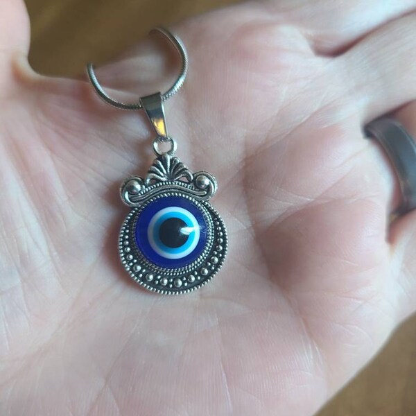 Atomic Whirl Necklace, Bohr Atom Nuclear Atheist Symbol Charm Pendant ...