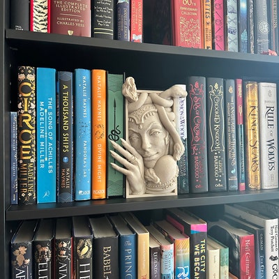 Medusa Book Nook 3D Printed Choose Color Fantasy Book Shelf Decor Book ...