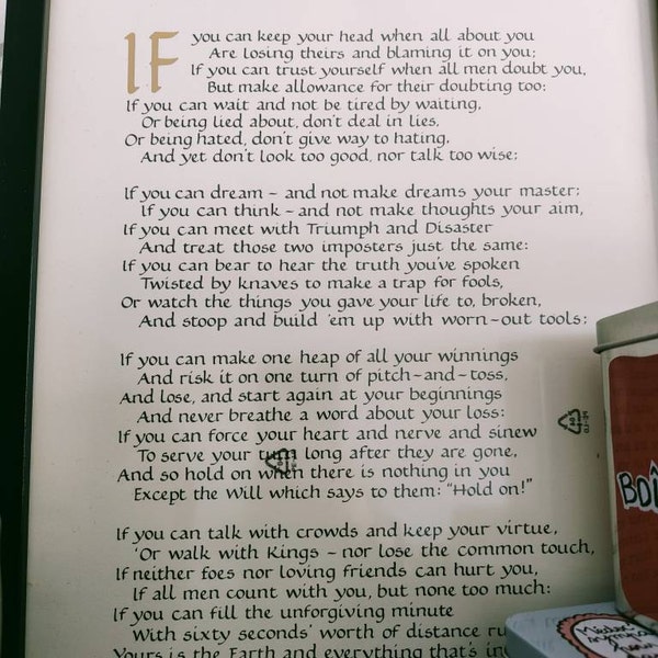 Custom Poem Print, Old Typewriter Font, Custom Poem, Framed Poem ...