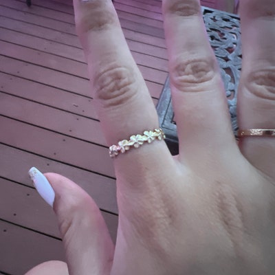 Fire White Opal Infinity Ring Fire Opal Ring Gift for Her - Etsy