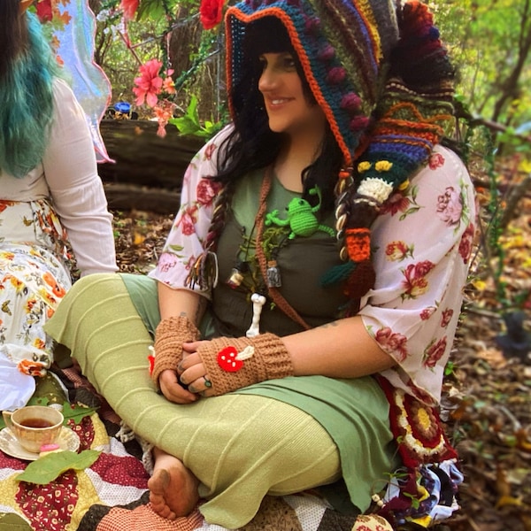 PATTERN: Fae Elf Hood / Long Pointed Hood / Pixie Hood / Freeform ...