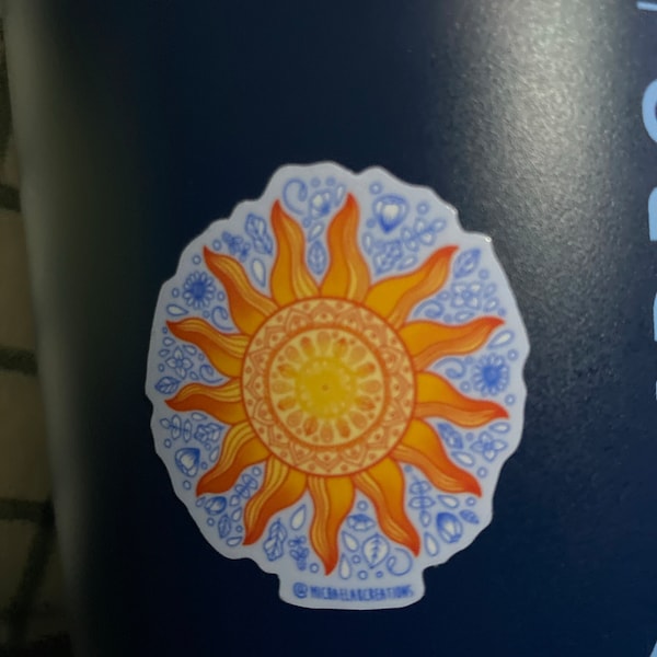 Sun Sticker | Sun Child Sticker|stickers for Hydroflask | Laptop ...