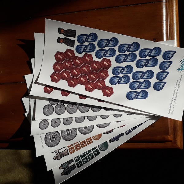 DUNE IMPERIUM Sticker Upgrade Kit - Vinyl Meeple Stickers - Unofficial ...