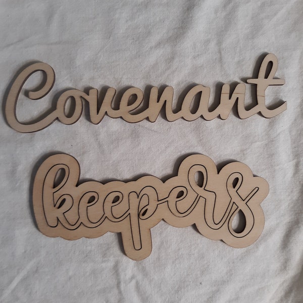 Custom Script Word Cutout-multiple Sizes- Wood Craft Supply - Hanging ...