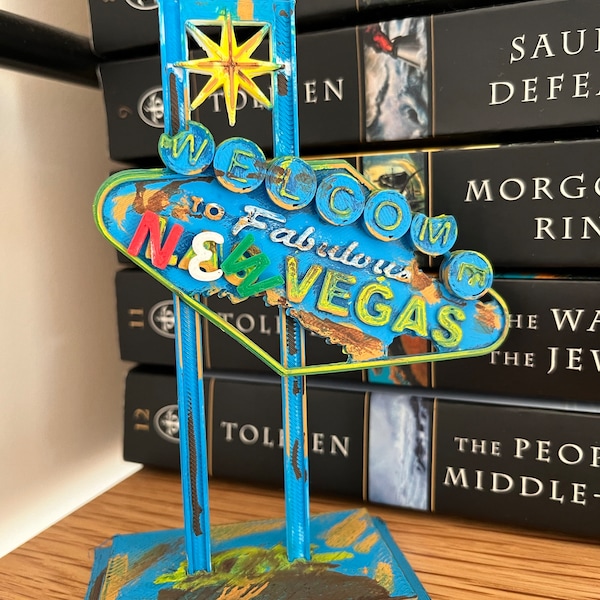 3D Printed New Vegas Sign (fallout New Vegas) - Etsy