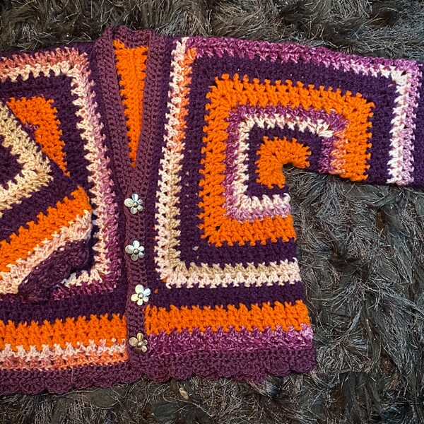 Criss Cross Hexi Cardi Crochet Pattern PDF Digital Download - Etsy