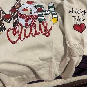 Custom Mimi Claus Sweatshirt, Christmas Mimi Claus Sweatshirt, Xmas ...