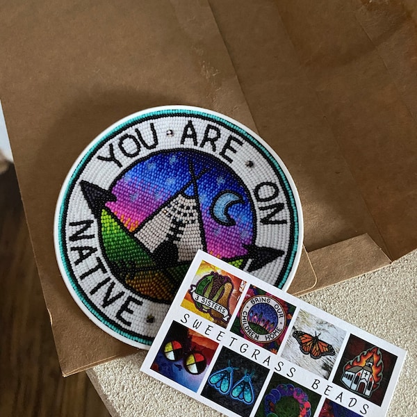You Are on Native Land Sticker - Etsy