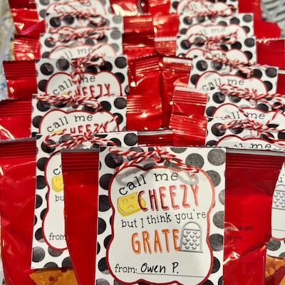 Printable Classroom Handout Cheeto Printable DIY Valentine - Etsy